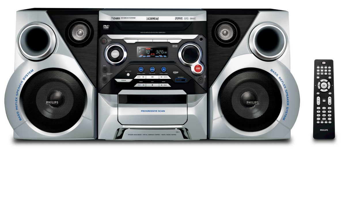 DVD Mini Hi-Fi System FWD185/98 | Philips