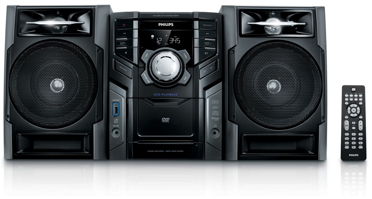 DVD Mini Hi-Fi System FWD197/98 | Philips