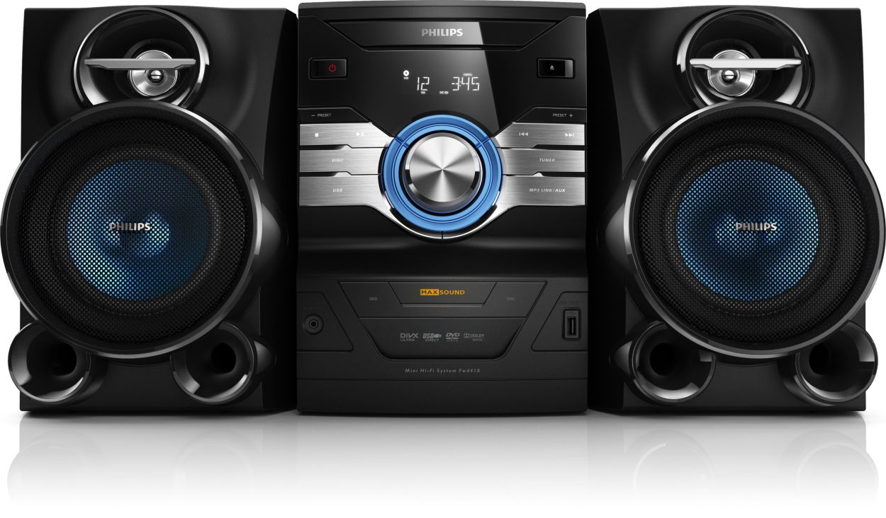 DVD Mini Hi-Fi System FWD410/98 | Philips