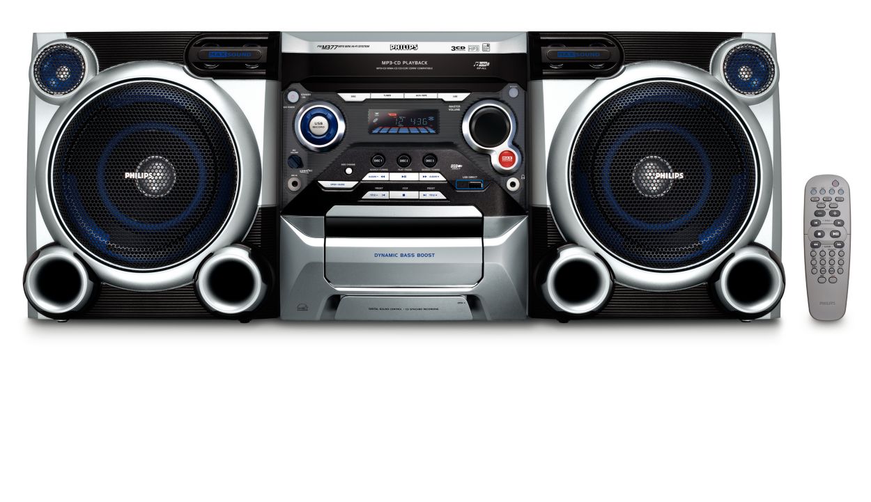 MP3 Mini Hi-Fi System FWM377/05 | Philips