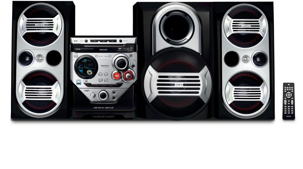 Mini Hi-Fi System c/MP3 FWM583/BK | Philips
