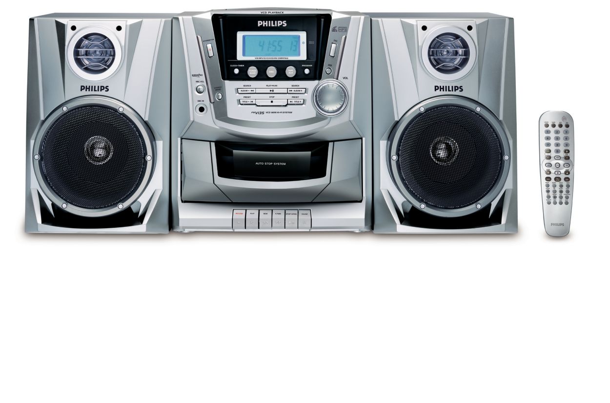 VCD Mini Hi-Fi System FWV135/98 | Philips
