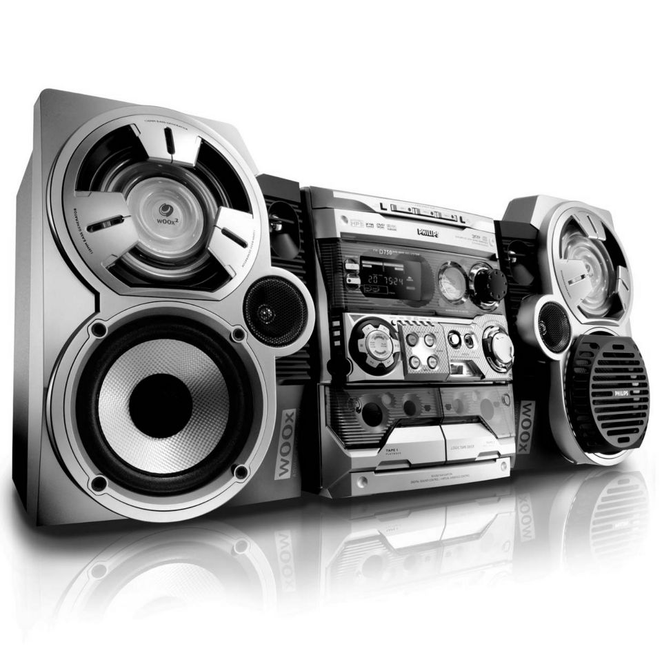 Mini Hi-Fi System FW-D750/21A | Philips