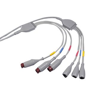 Philips - Transducer Trifurcated Cable Philips 15ft Adapter Cable - Philips