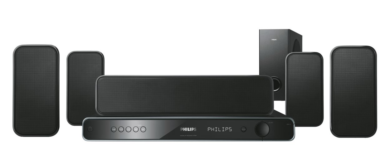 Digital AV receiver system HTR3465/98 | Philips