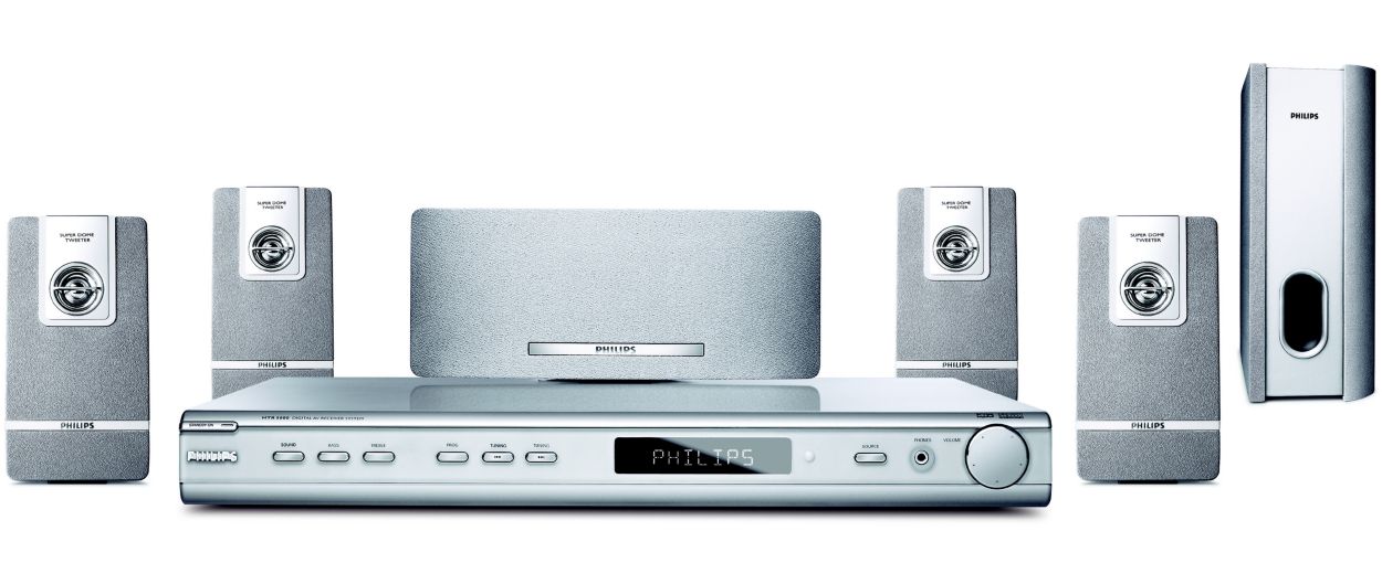 Digital AV receiver system HTR5000/98 | Philips