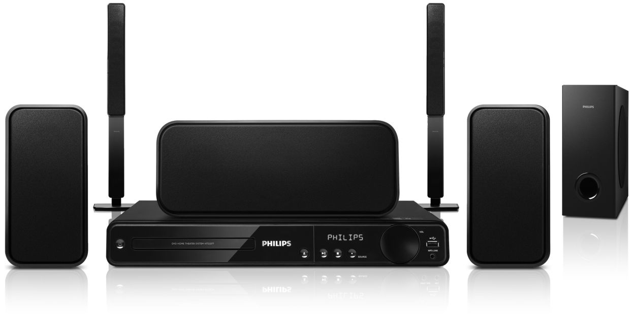 5.1 Home Entertainment-System HTS3377W/12 | Philips