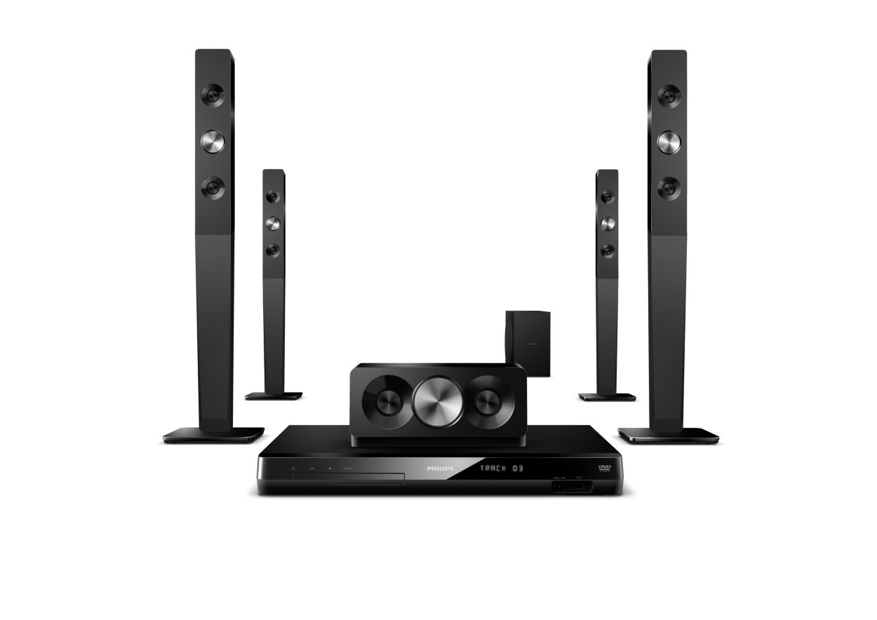 5.1 Home Entertainment-System HTS5553/12 | Philips