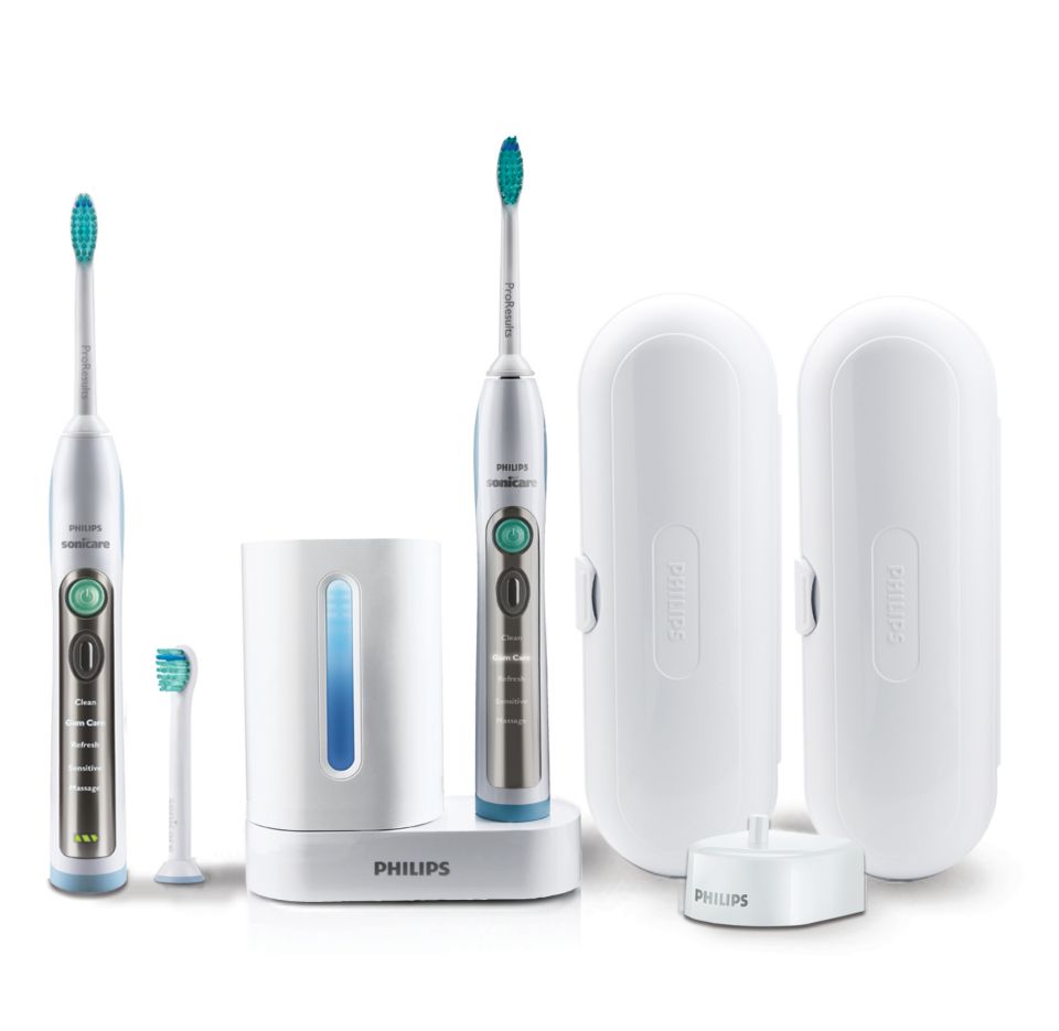 FlexCare+ Doppelpack elektrische Schallzahnbürsten HX6972/34 | Sonicare
