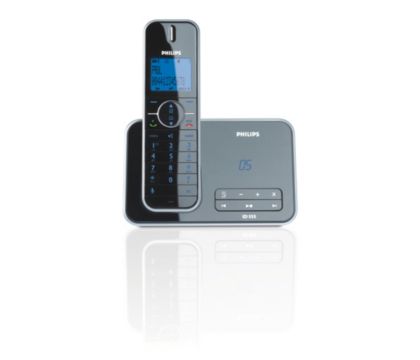 Design collection Cordless phone with answering machine ID5551B/05 ...