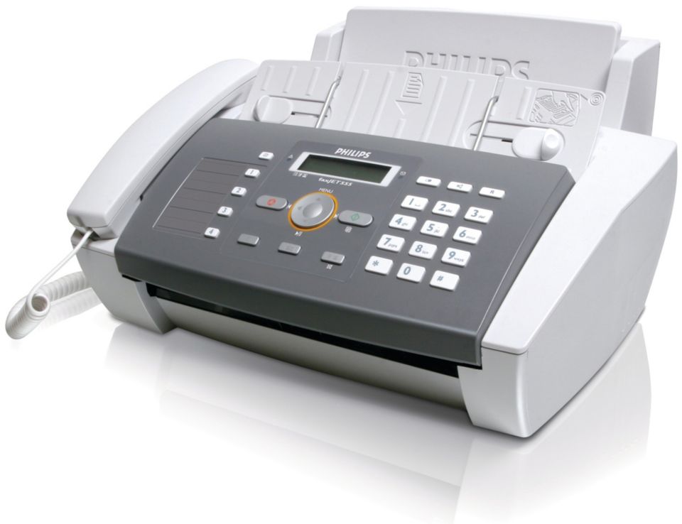 Fax avec téléphone et répondeur IPF555/FRB | Philips