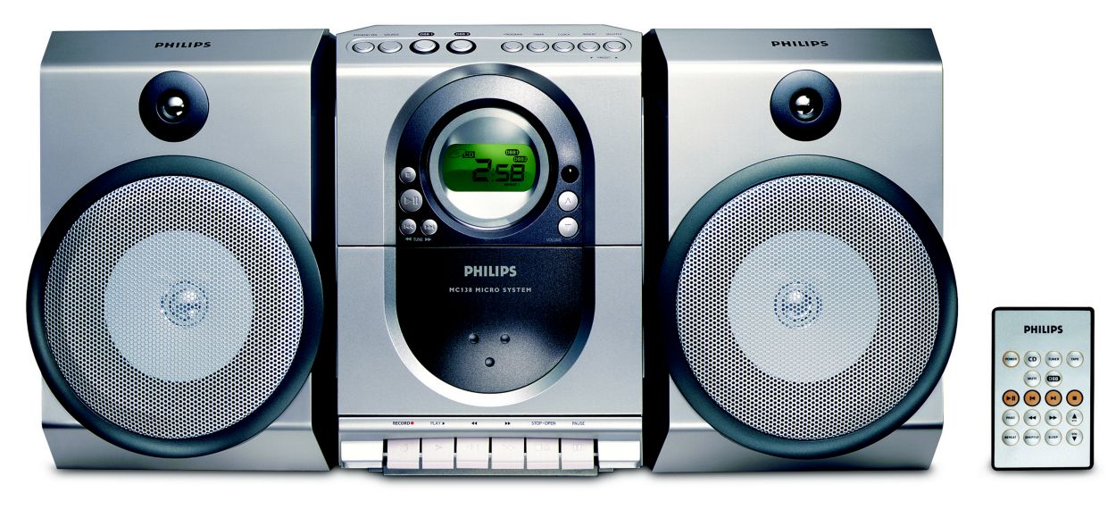 Micro Hi-Fi System MC138/37 | Philips