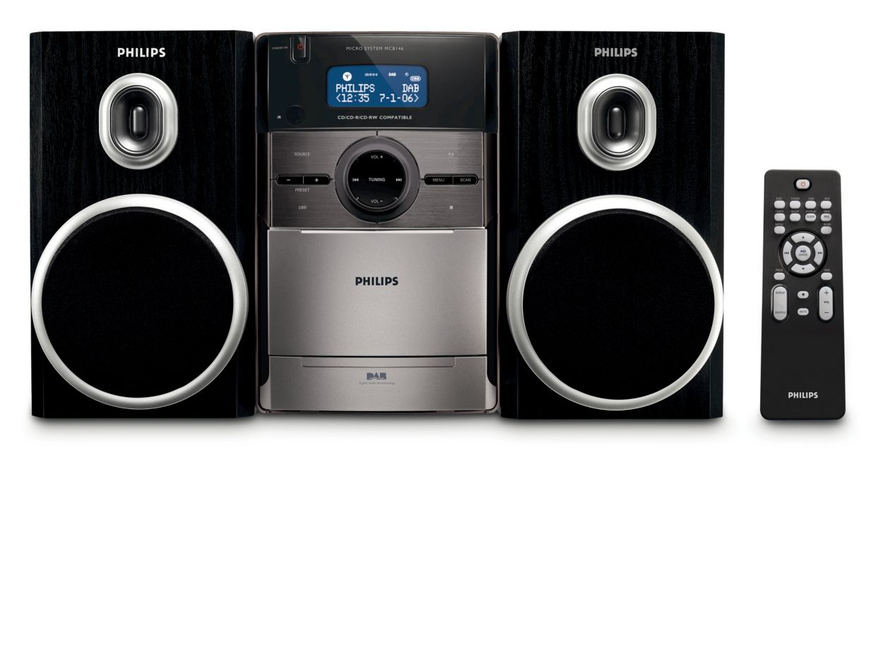 Micro Hi-Fi System MCB146/05 | Philips