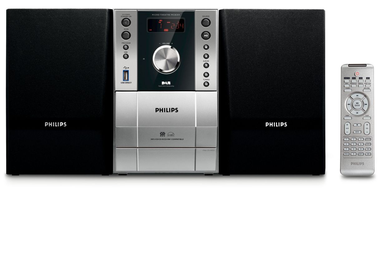 Micro Hi-Fi System MCB204/05 | Philips