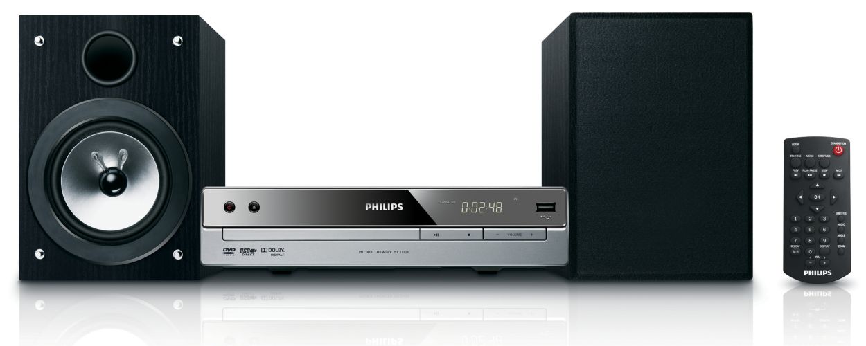 Component DVD micro system MCD120/98 | Philips