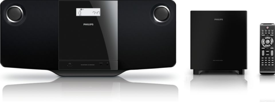 Micro System com DVD moderno MCD263/78 | Philips