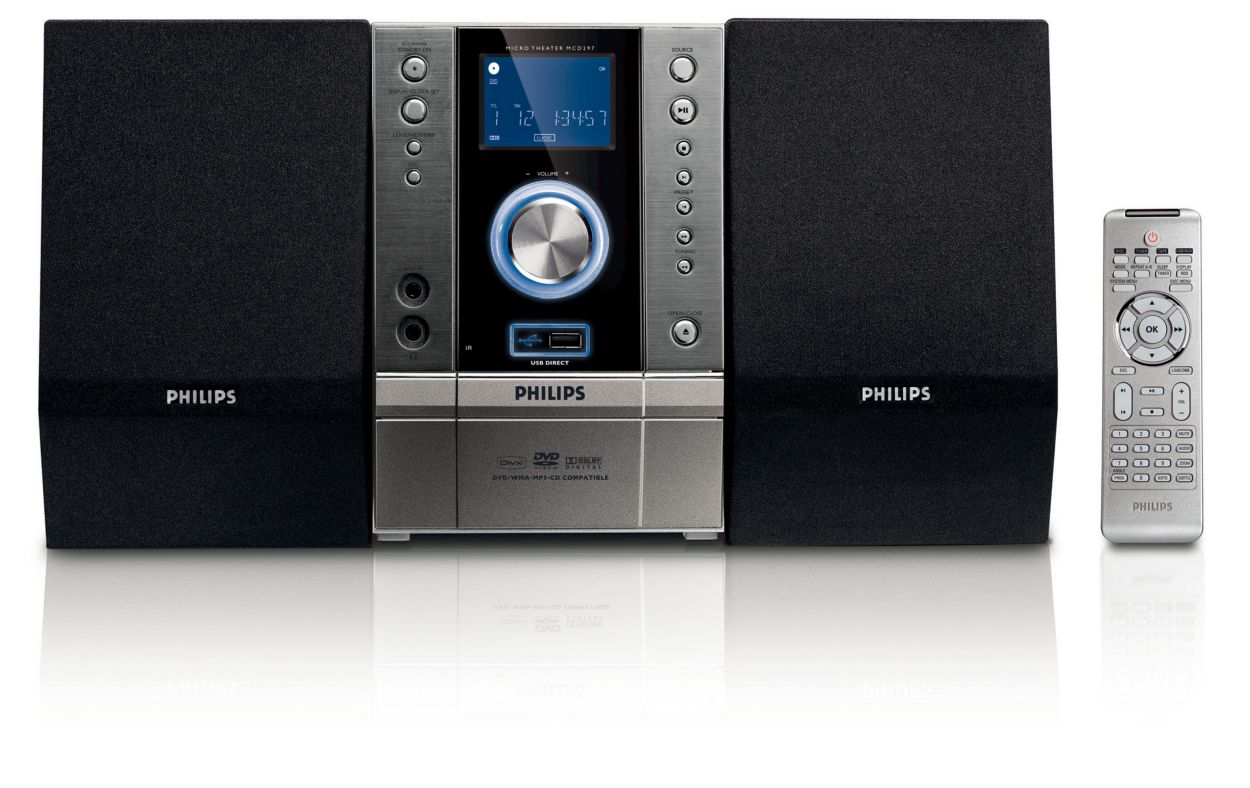Microcadena con DVD MCD297/12 | Philips