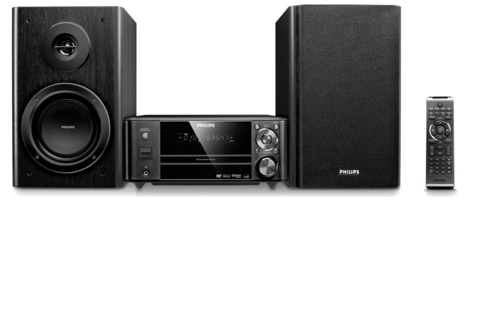 Komponentný DVD mikrosystém MCD712/12 | Philips