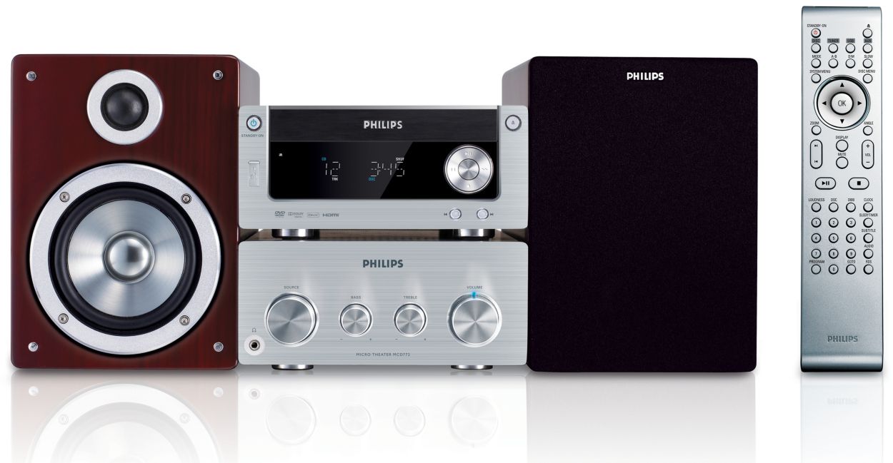 DVD Micro Theater MCD772/73 | Philips