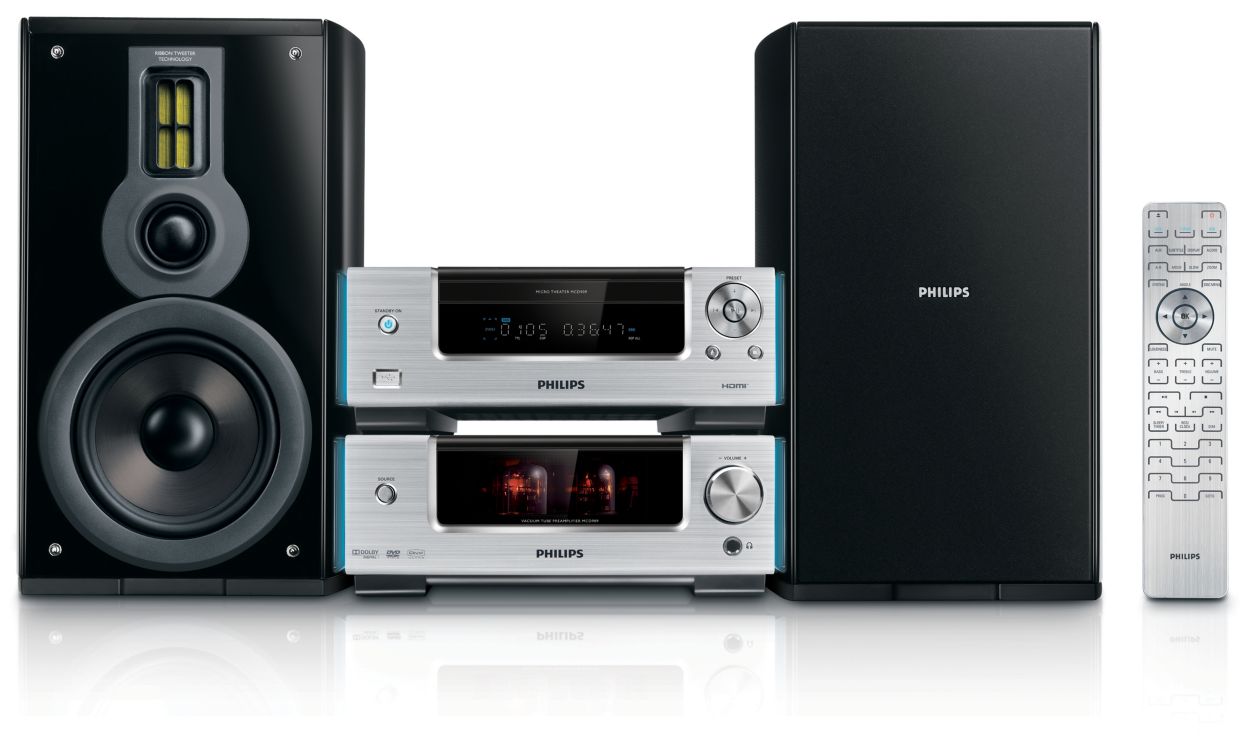 Heritage Audio Sistema Hi-Fi Component DVD MCD909/12 | Philips