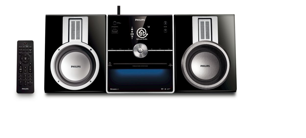 Wireless Micro Hi-Fi System MCI300/12 | Philips