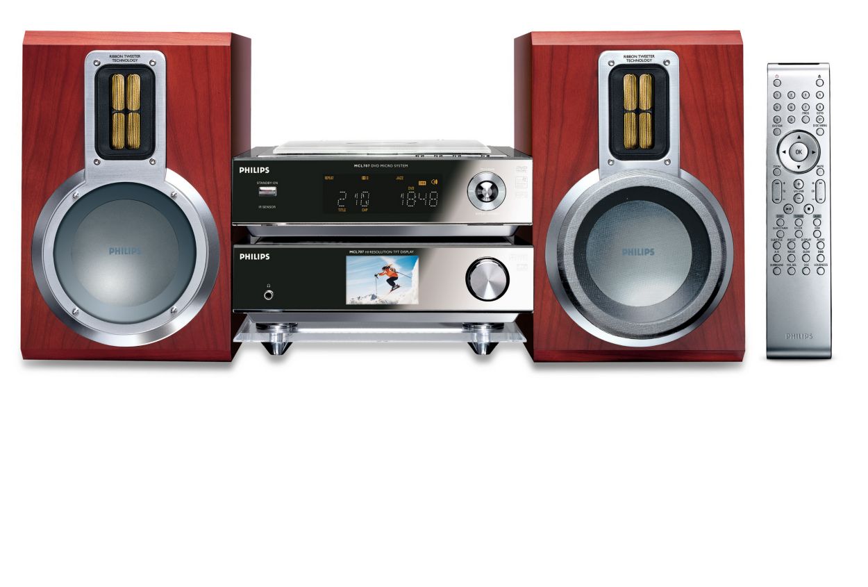 DVD Micro Theater MCL707/98 | Philips