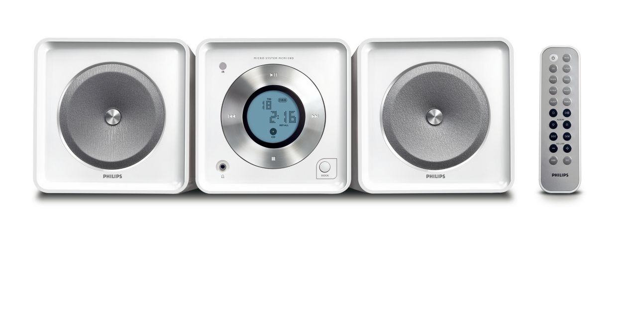 Micro Hi-Fi System MCM108D/98 | Philips