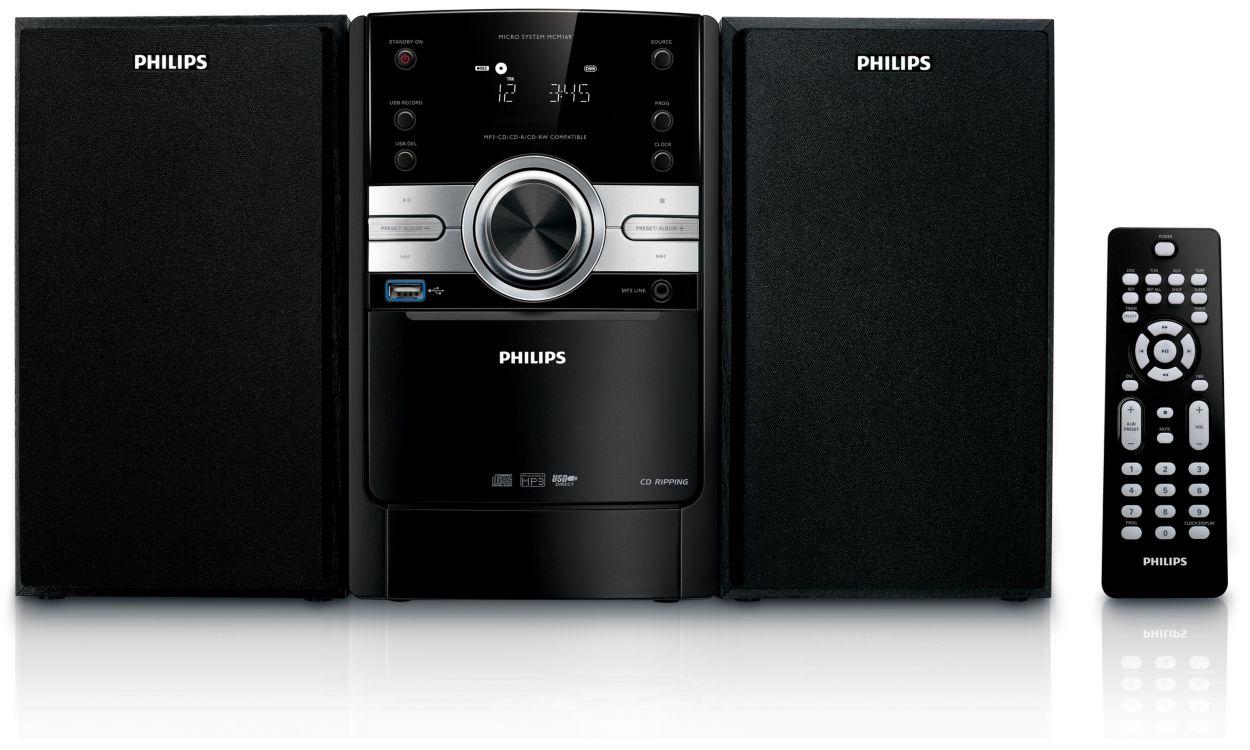 Classic micro sound system MCM169/12 | Philips