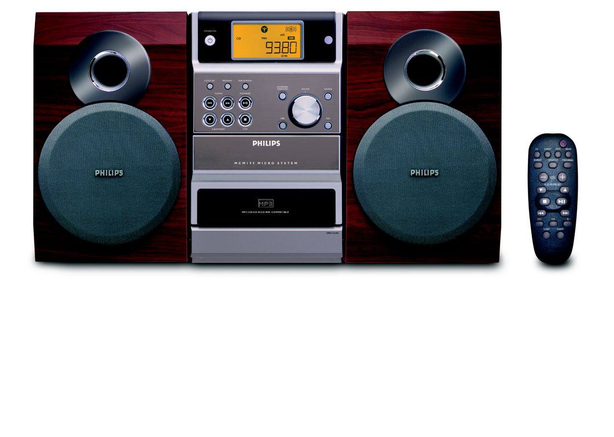 Micro Hi-Fi System MCM195/37 | Philips