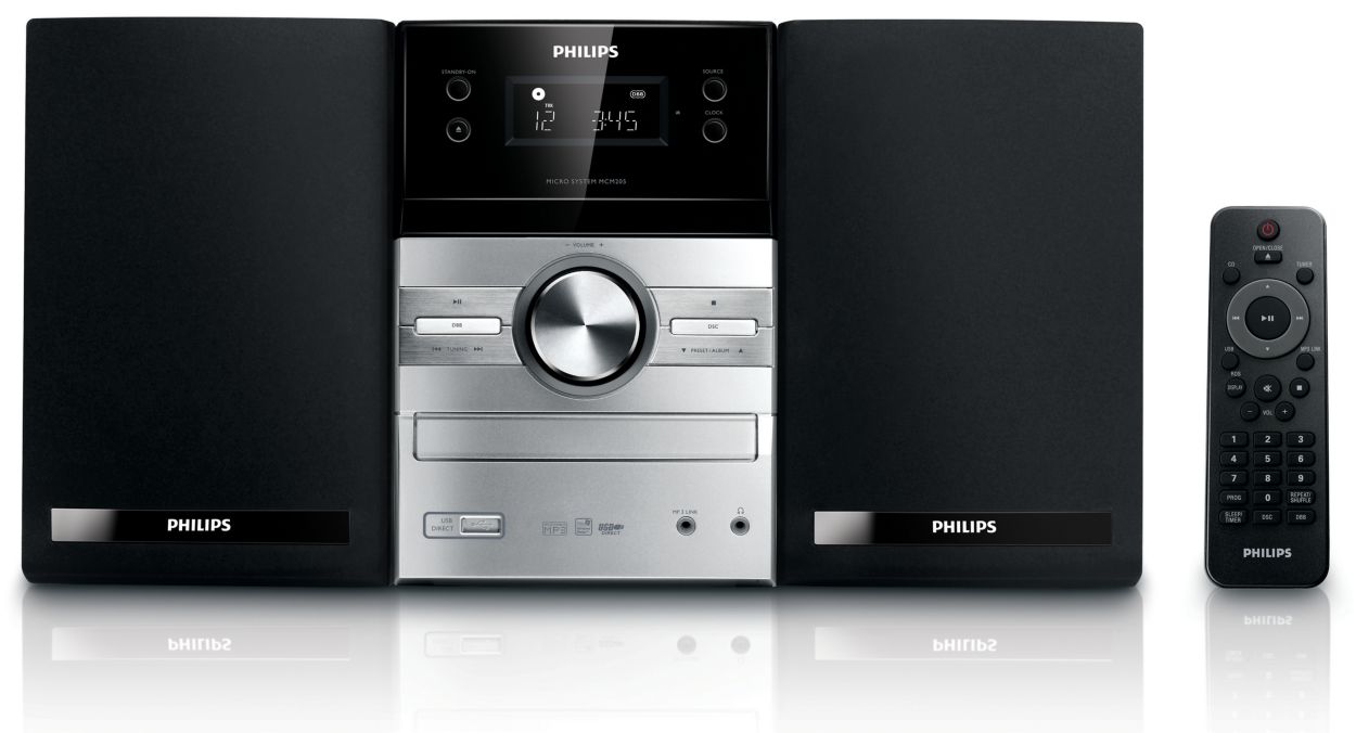 Sistema audio micro classico MCM205/12 | Philips