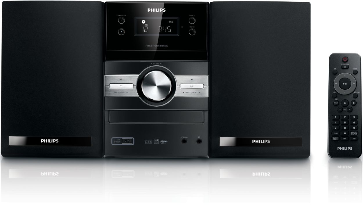 Classic micro music system MCM206/12 | Philips