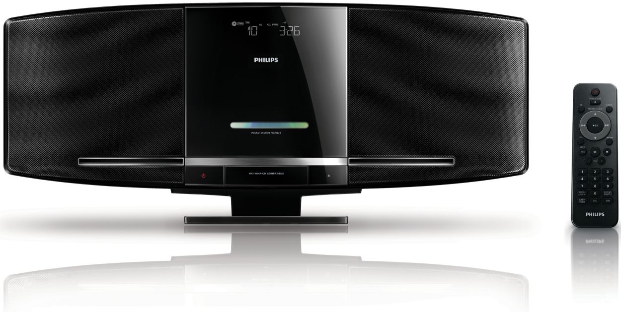 Sleek micro sound system MCM233/79 | Philips