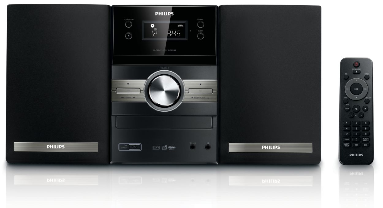 Microsistema de música Classic MCM305/55 | Philips