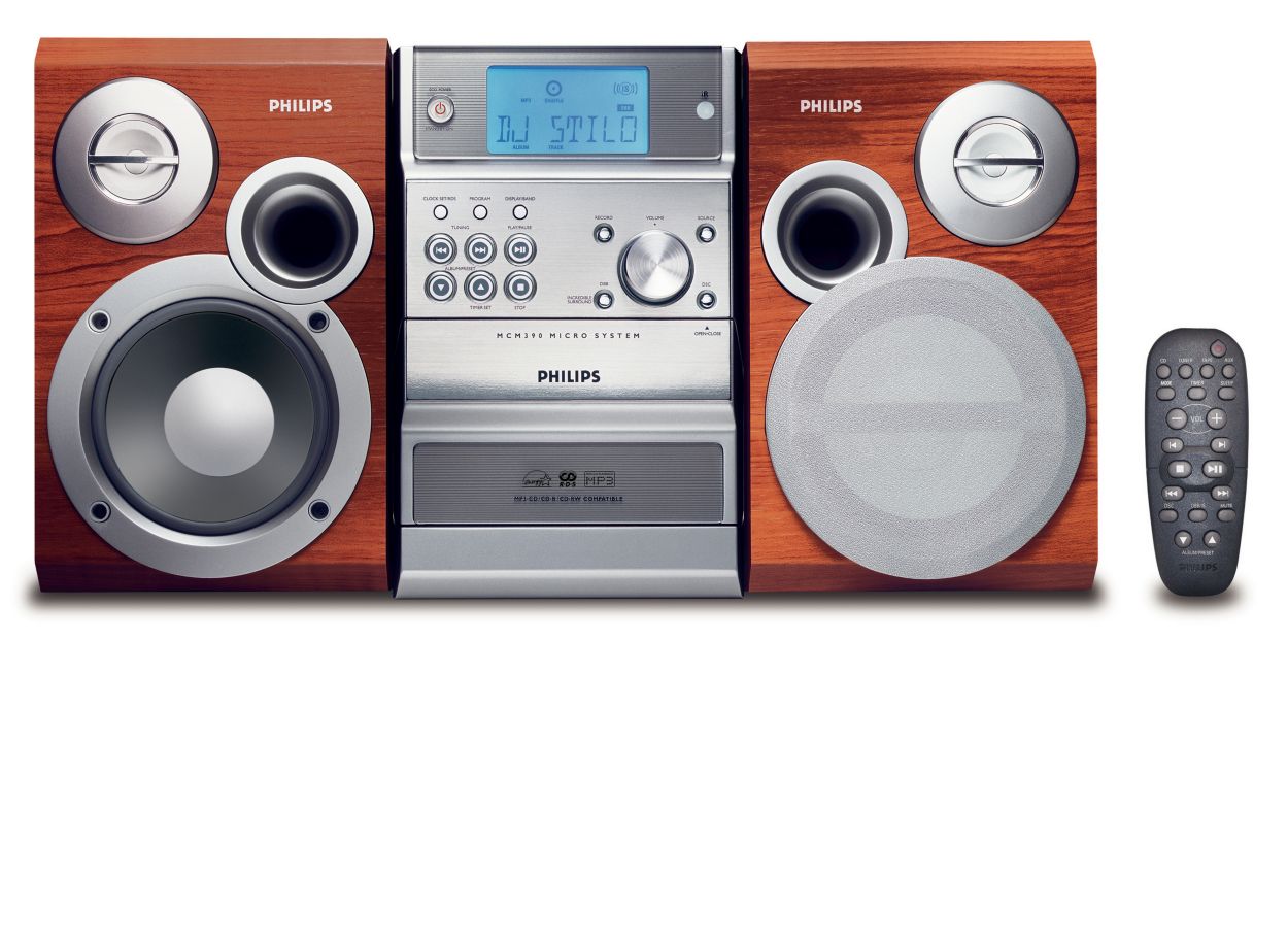 Micro HiFi-systeem MCM390/22 | Philips