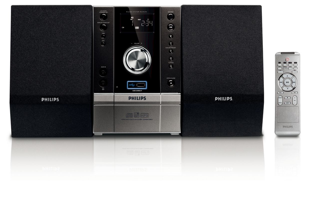 Sistema micro Hi-Fi MCM394/12 | Philips