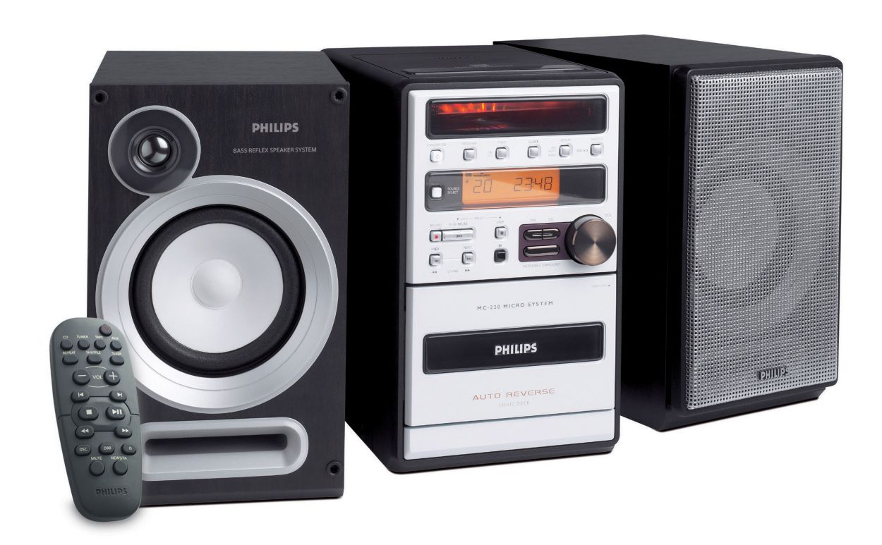 Micro Hi-Fi System MC-220/22 | Philips