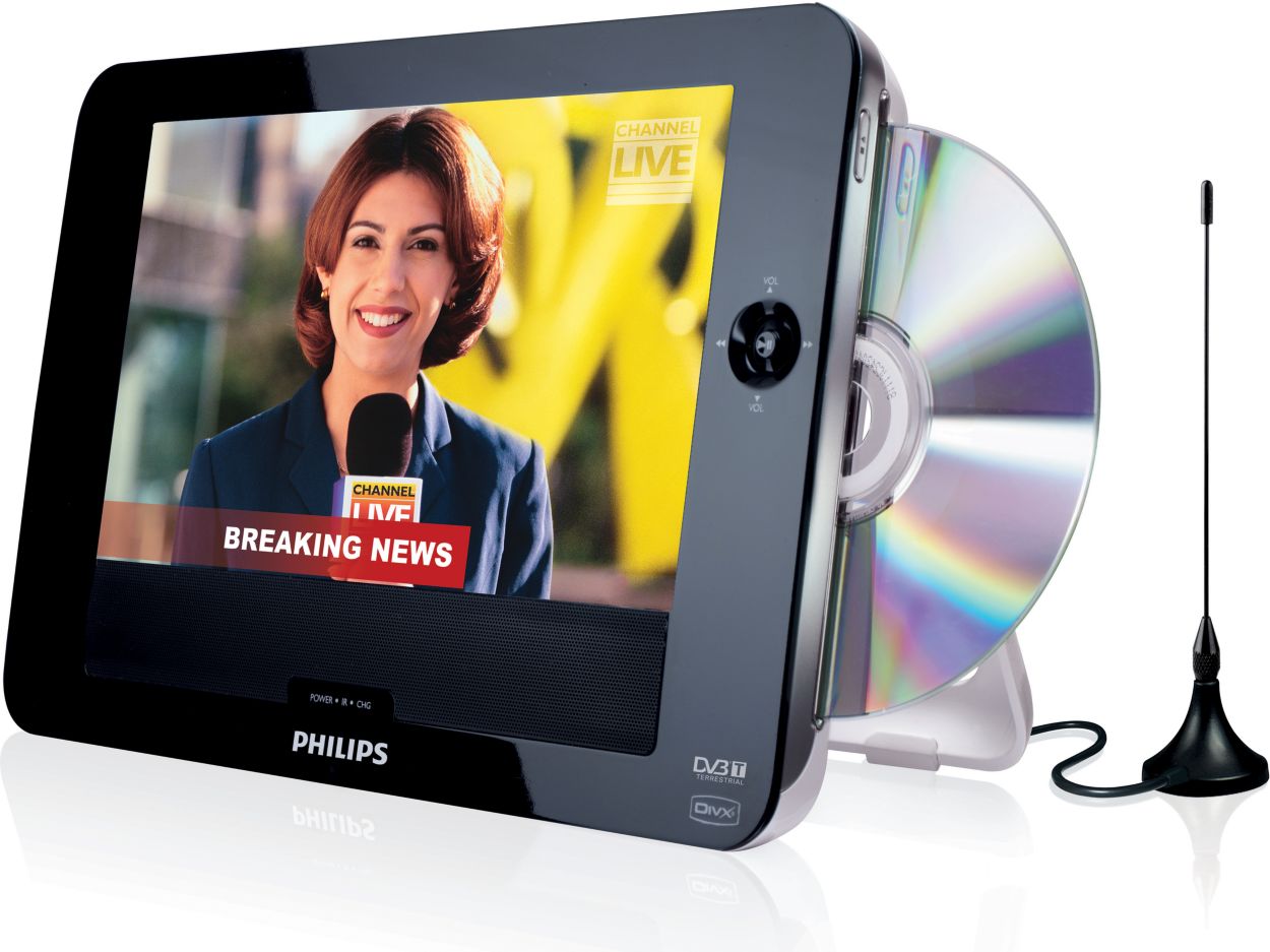 Téléviseur et lecteur de DVD portable PD8015/12 | Philips