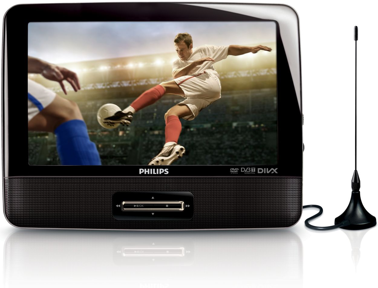 Lecteur de DVD portable et TV numérique PD9003/12 | Philips