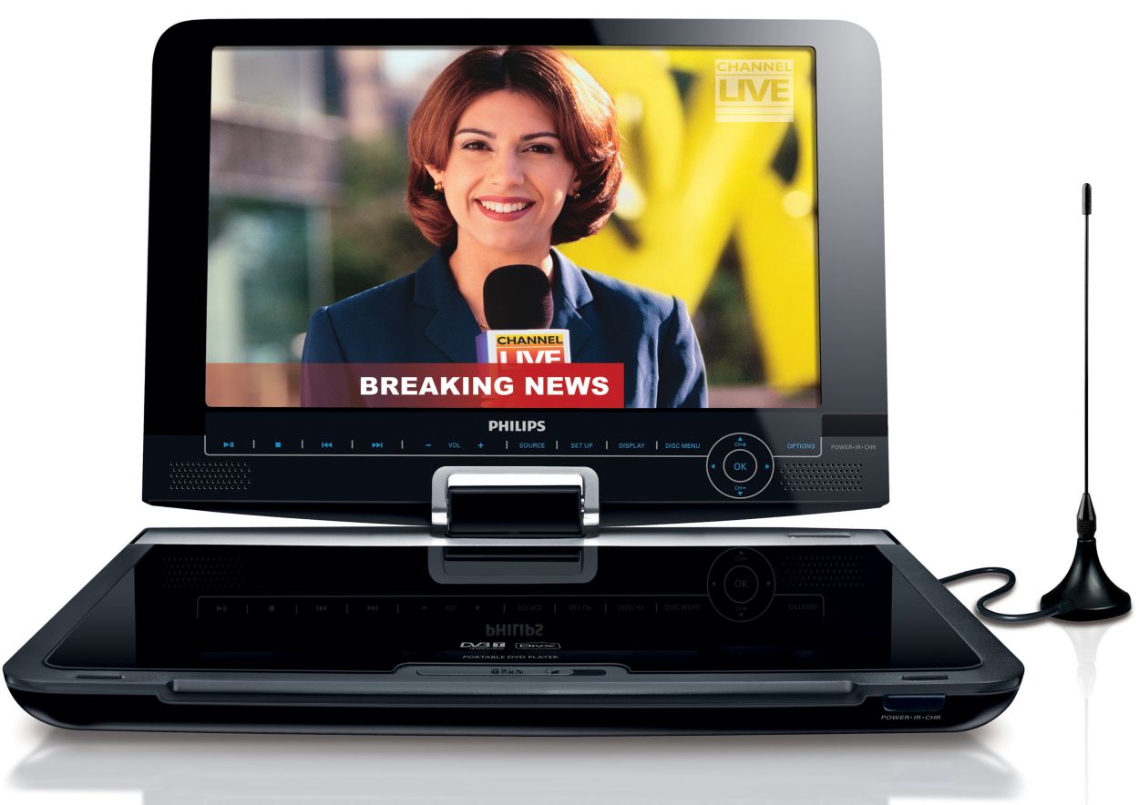 Lecteur de DVD portable PET1046/12 | Philips