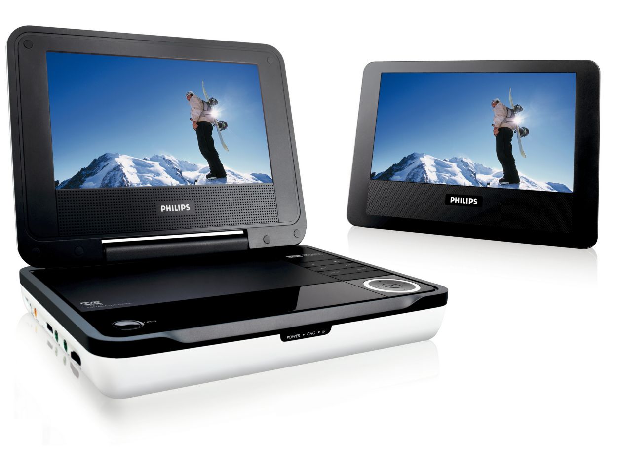 Aparelho de DVD portátil PET718/55 | Philips