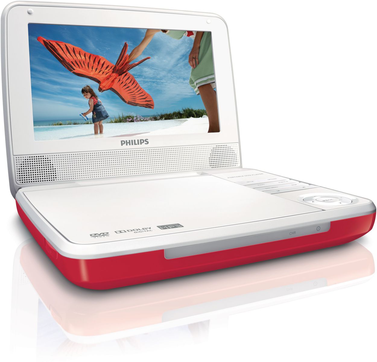 Philips Portable Dvd Player White
