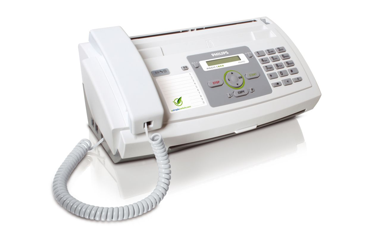 Fax con teléfono y fotocopiadora PPF632E/DEW | Philips