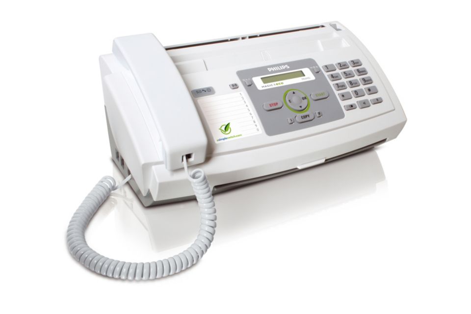 Fax/telefono con fotocopiatrice PPF632E/ITW | Philips