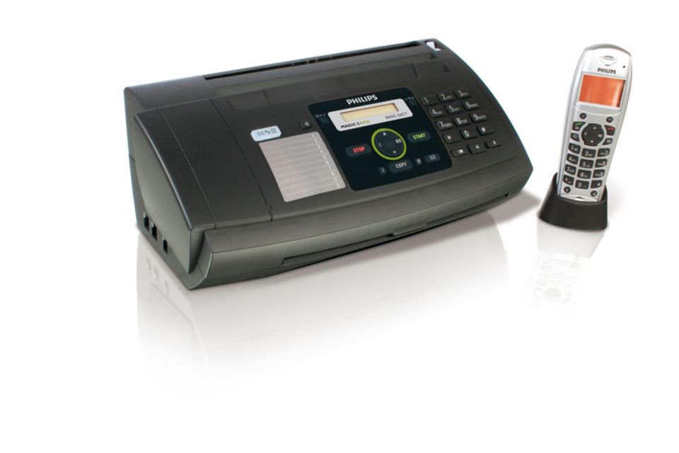Faxgerät mit Kopierer (SMS und DECT) PPF650E/ATB | Philips