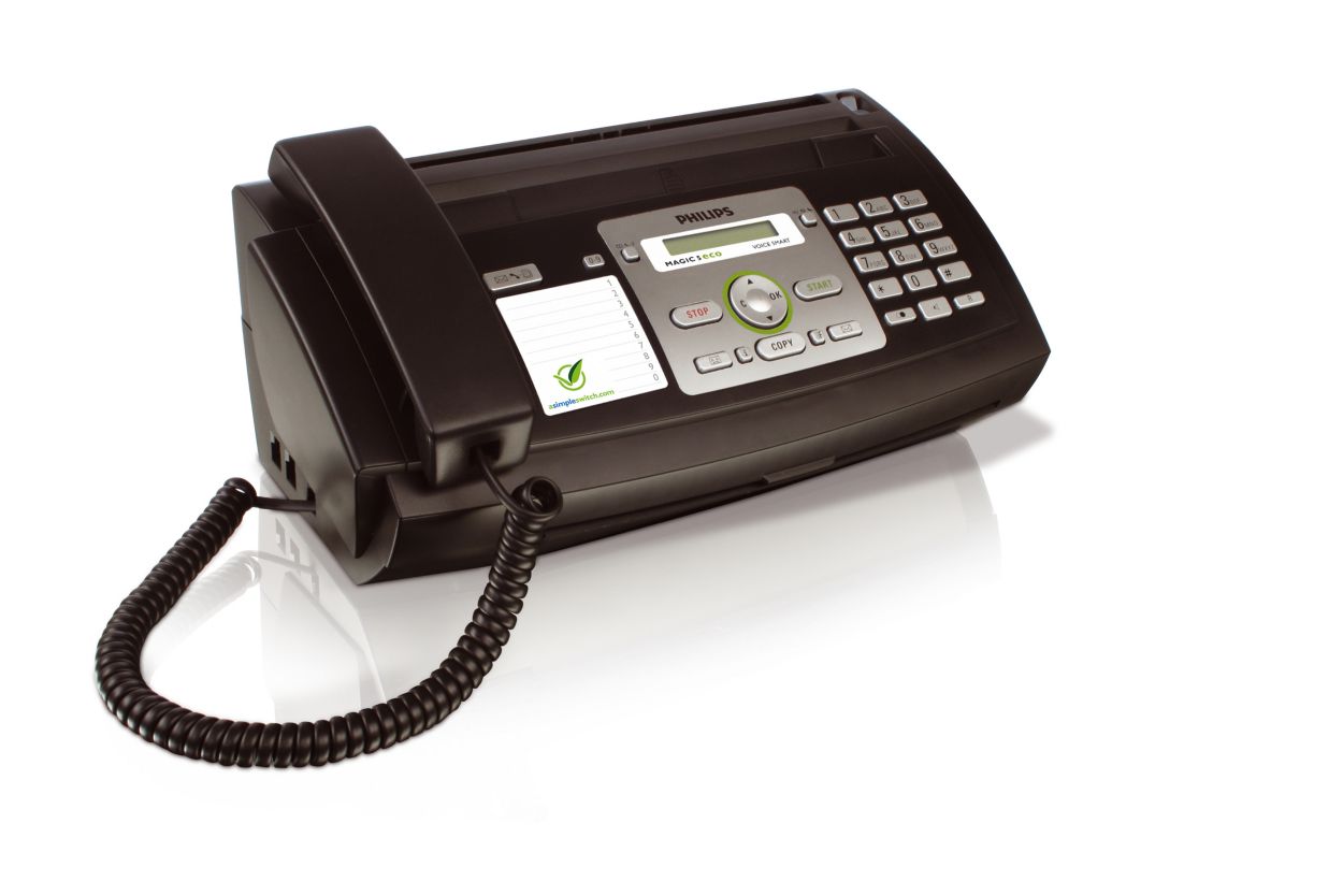 Faxgerät mit Telefon + Anrufbeantworter PPF676E/ATB | Philips
