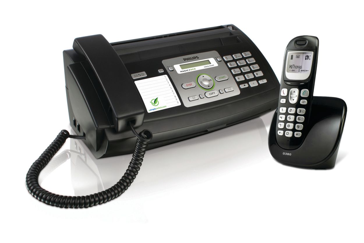 Faxgerät für Normalpapier PPF683E/DEB | Philips