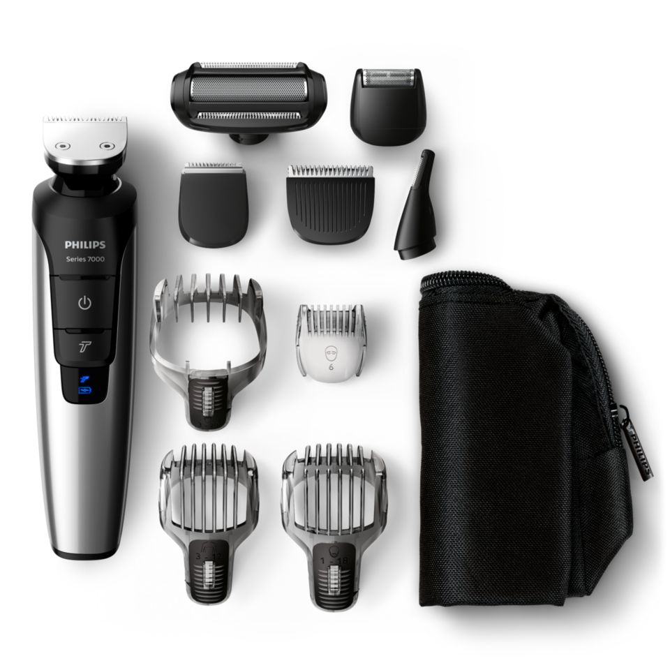 Multigroom series 7000 Tondeuse visage et corps 10 en 1 lithium-ion ...