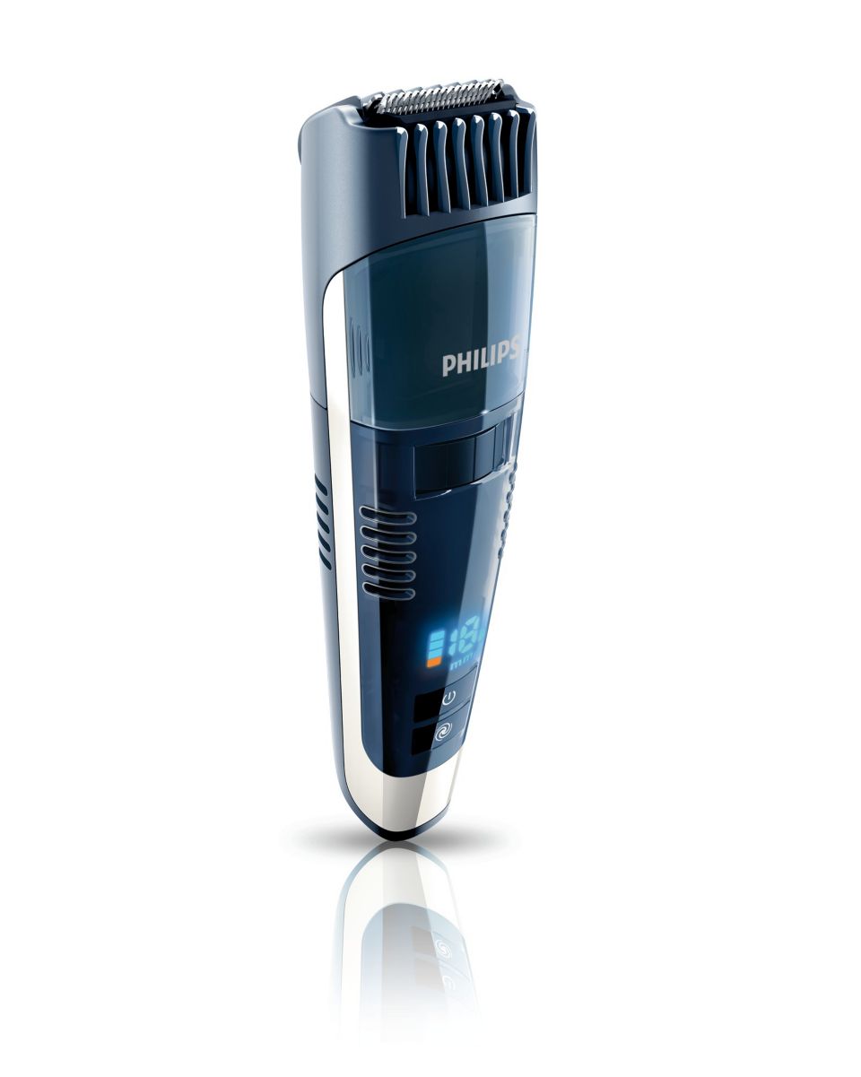 Beardtrimmer series 7000 Vacuum stubble and beard trimmer QT4070/32 ...