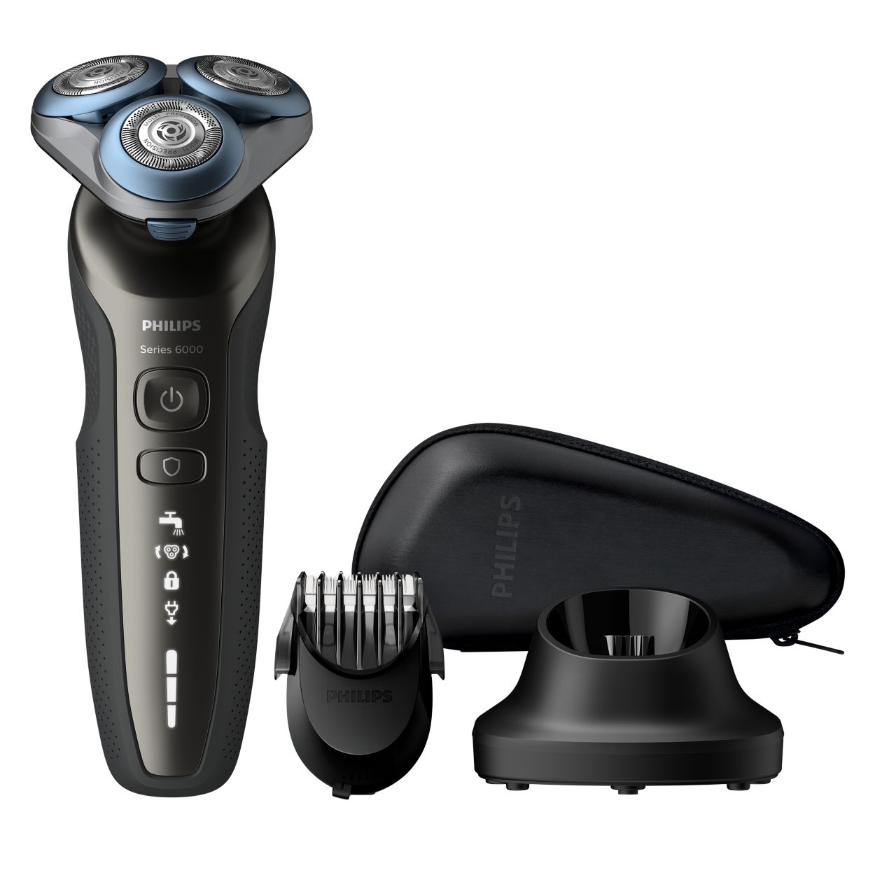 Shaver series 6000 Rasoir électrique pour peau sèche ou humide S6640/49 ...