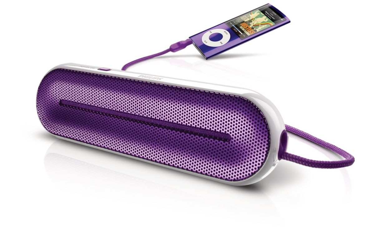 MP3 portable speaker SBA1600PUR/27 | Philips